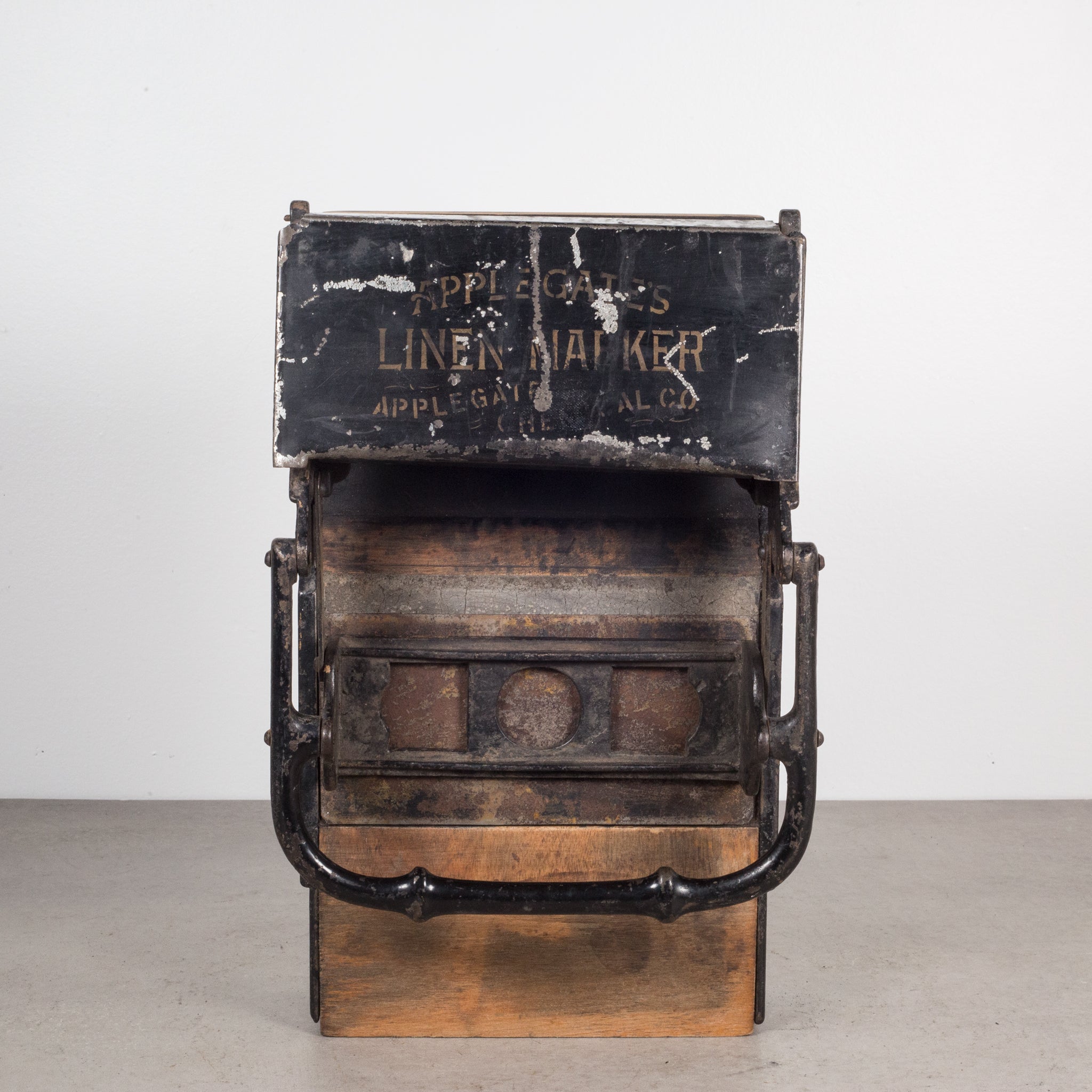 Antique Cast Iron Ink Flat Ink Presses c.1930 | S16 Home