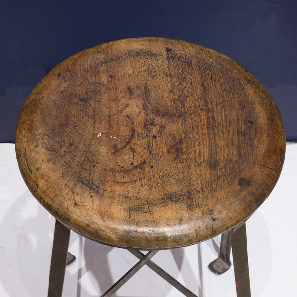 Depression Era Factory Stool c.1930 | S16 Home