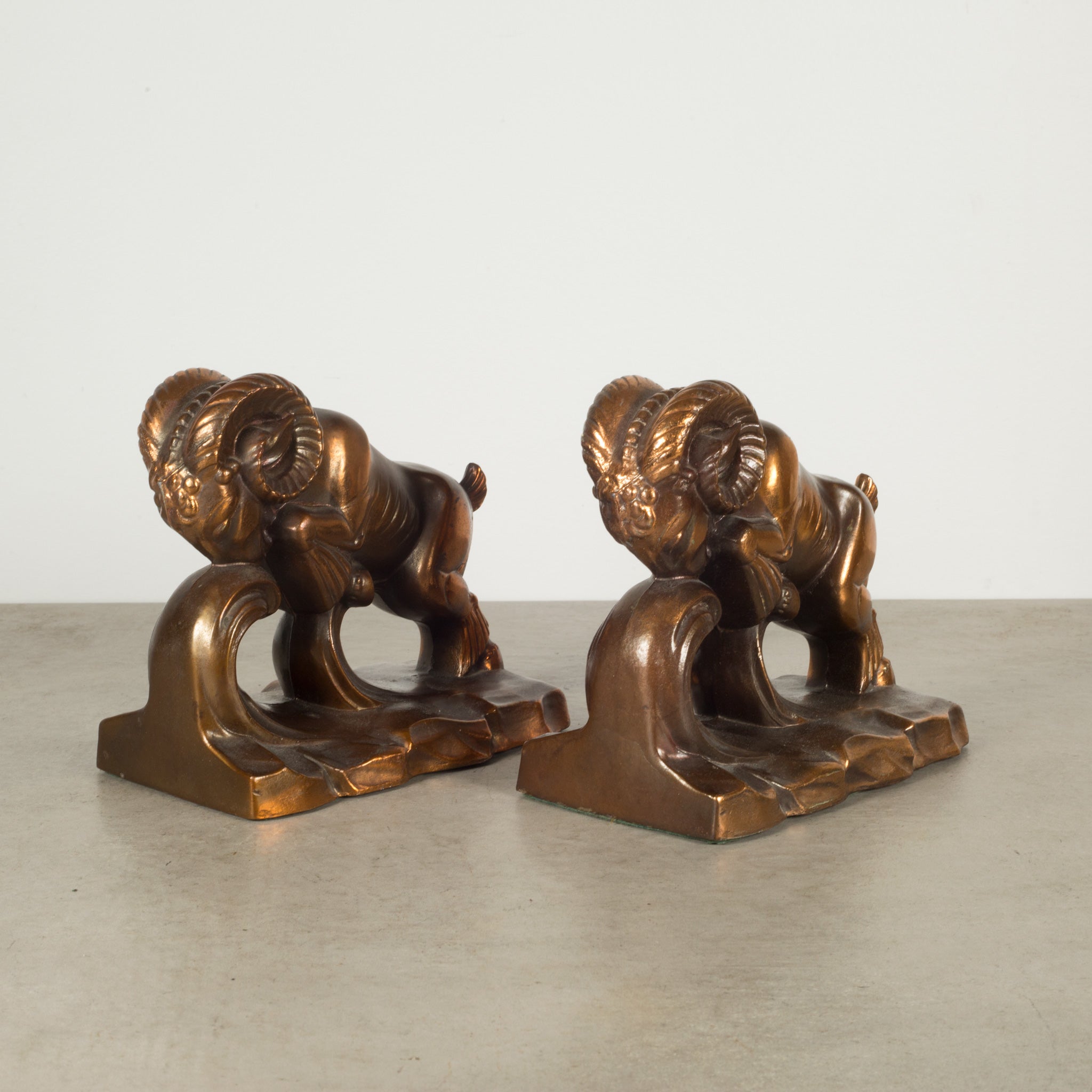 Mid-century Ram Bookends c.1950 | S16 Home
