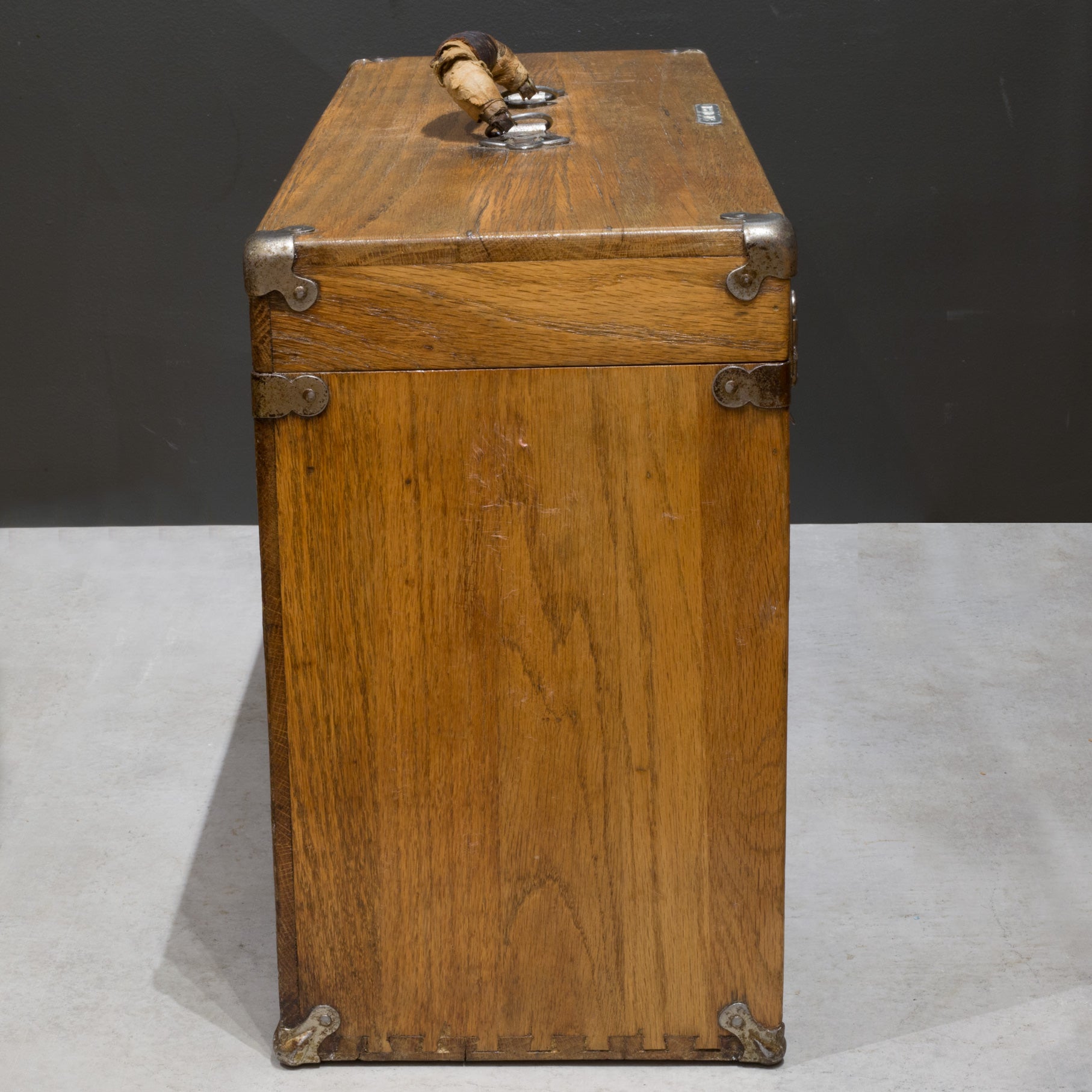 Antique Eight Drawer Oak Machinist's Chest c.1940 | S16 Home