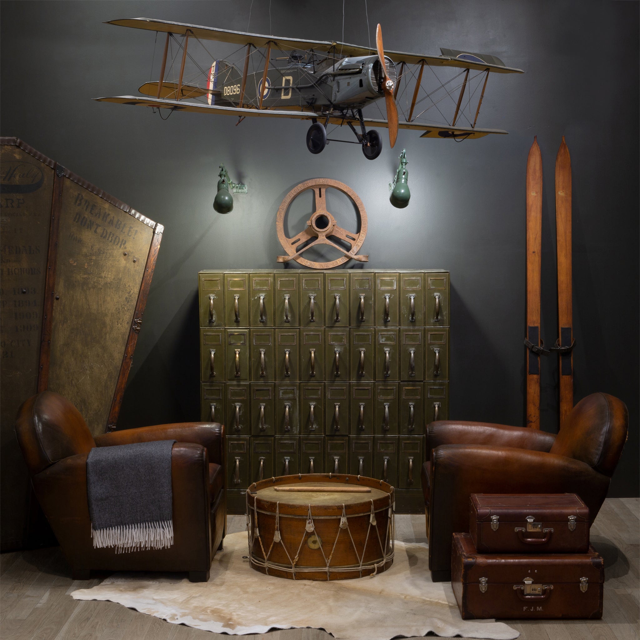 Large Hand Made Replica Bristol F.2b Fighter Model Airplane c.1930 ...