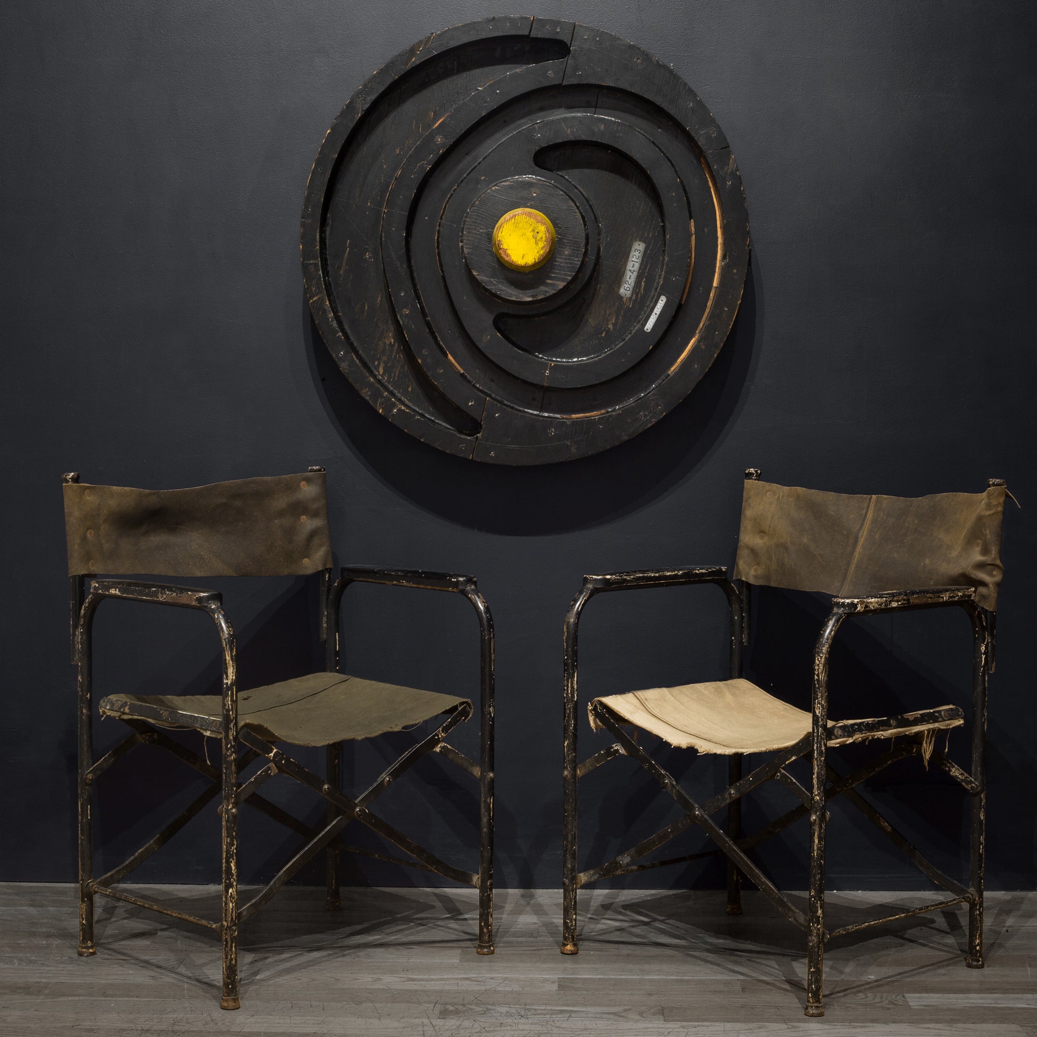 Early 20th c. Wooden Train Wheel Foundry Mold c.1900 | S16 Home