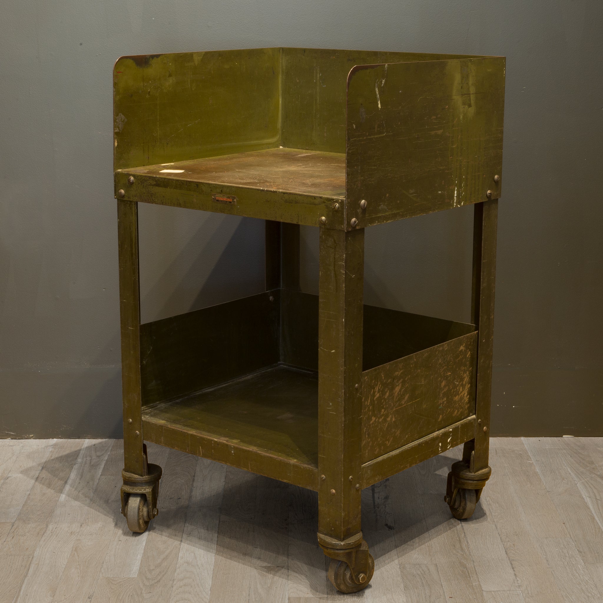 Industrial Steel Factory Trolley Cart c.1940 | S16 Home