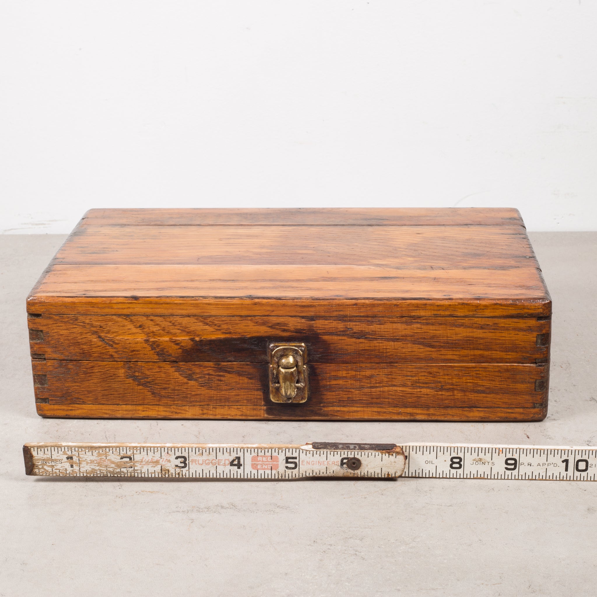 Pre 1920s Tiger Oak Box | S16 Home