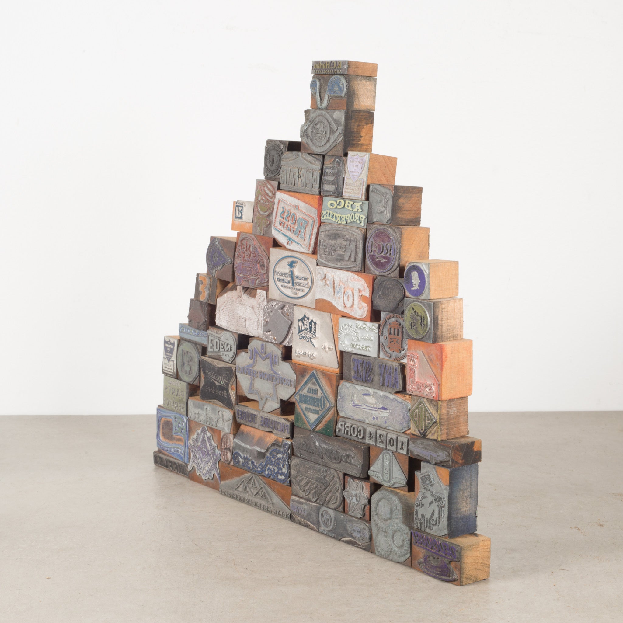 Collection of Typeset Advertising Print Blocks c.1940 | S16 Home