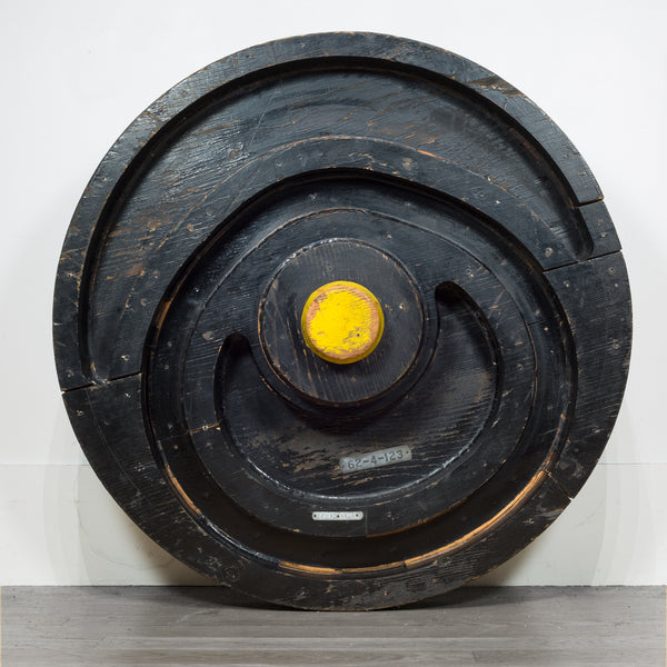 Early 20th c. Wooden Train Wheel Foundry Mold c.1900 | S16 Home