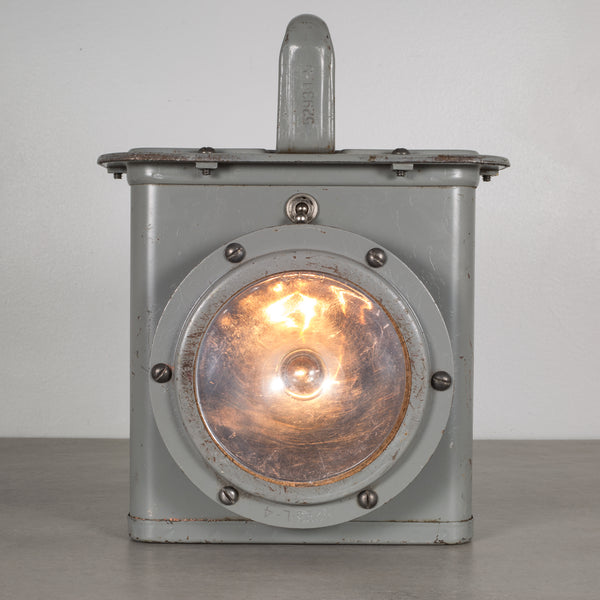 World War Era U.S. Navy Ship Lantern Light c.1940s | S16 Home