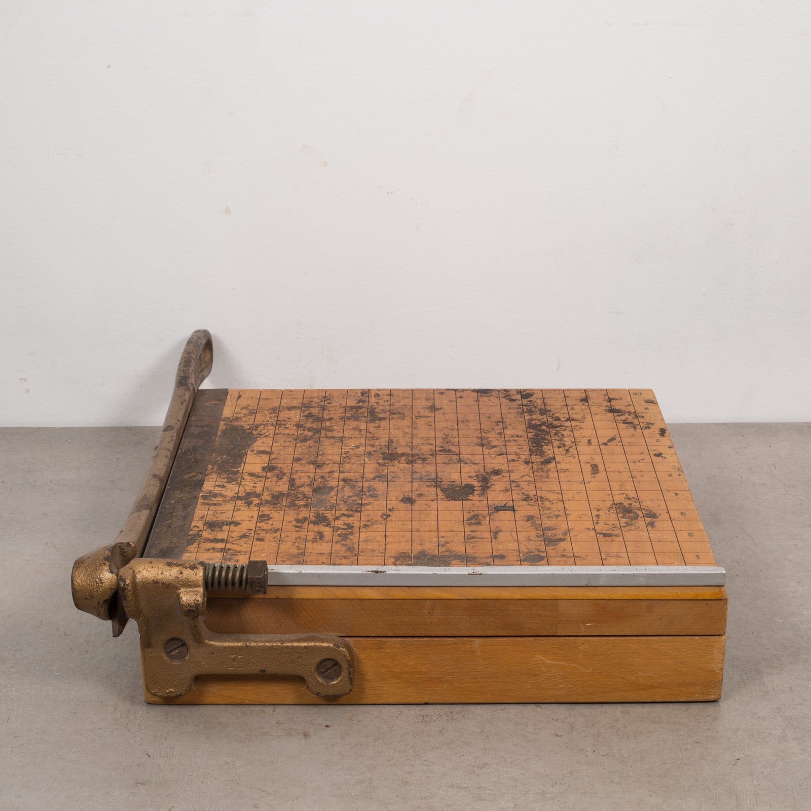 Old Guillotine Paper Cutter
