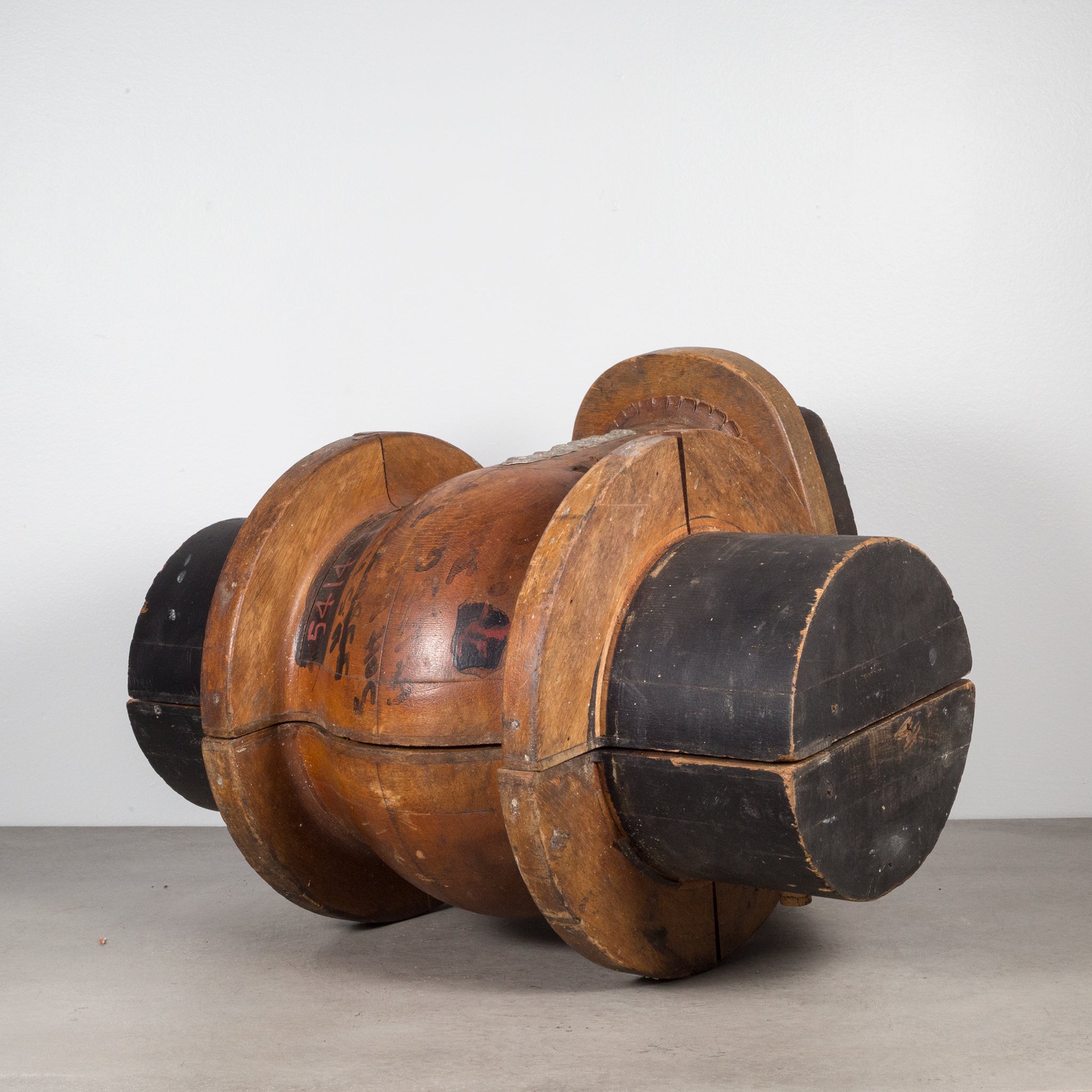 Large Wooden Industrial Foundry Mold c.1900 | S16 Home