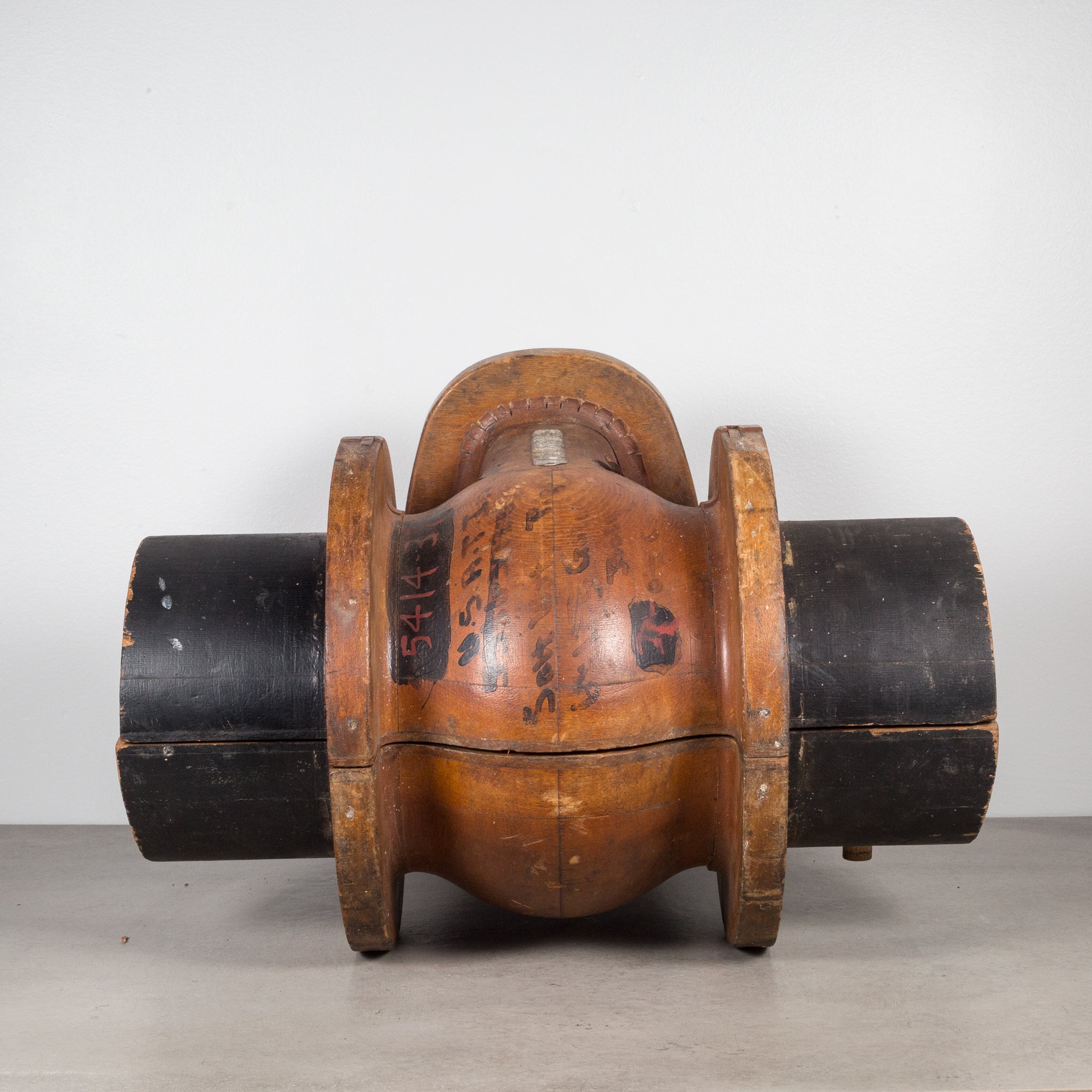 Large Wooden Industrial Foundry Mold c.1900 | S16 Home