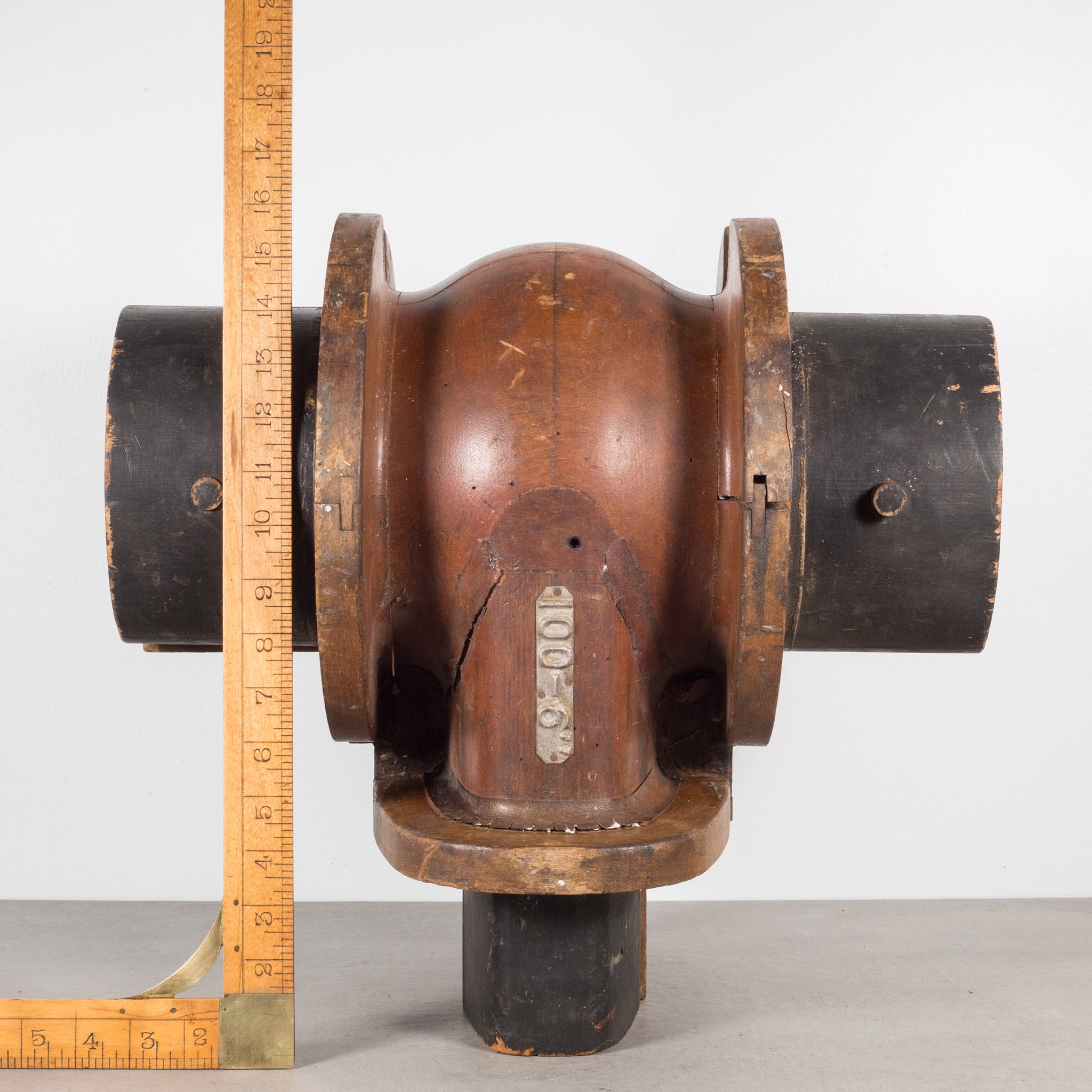 Large Wooden Industrial Foundry Mold c.1900 | S16 Home