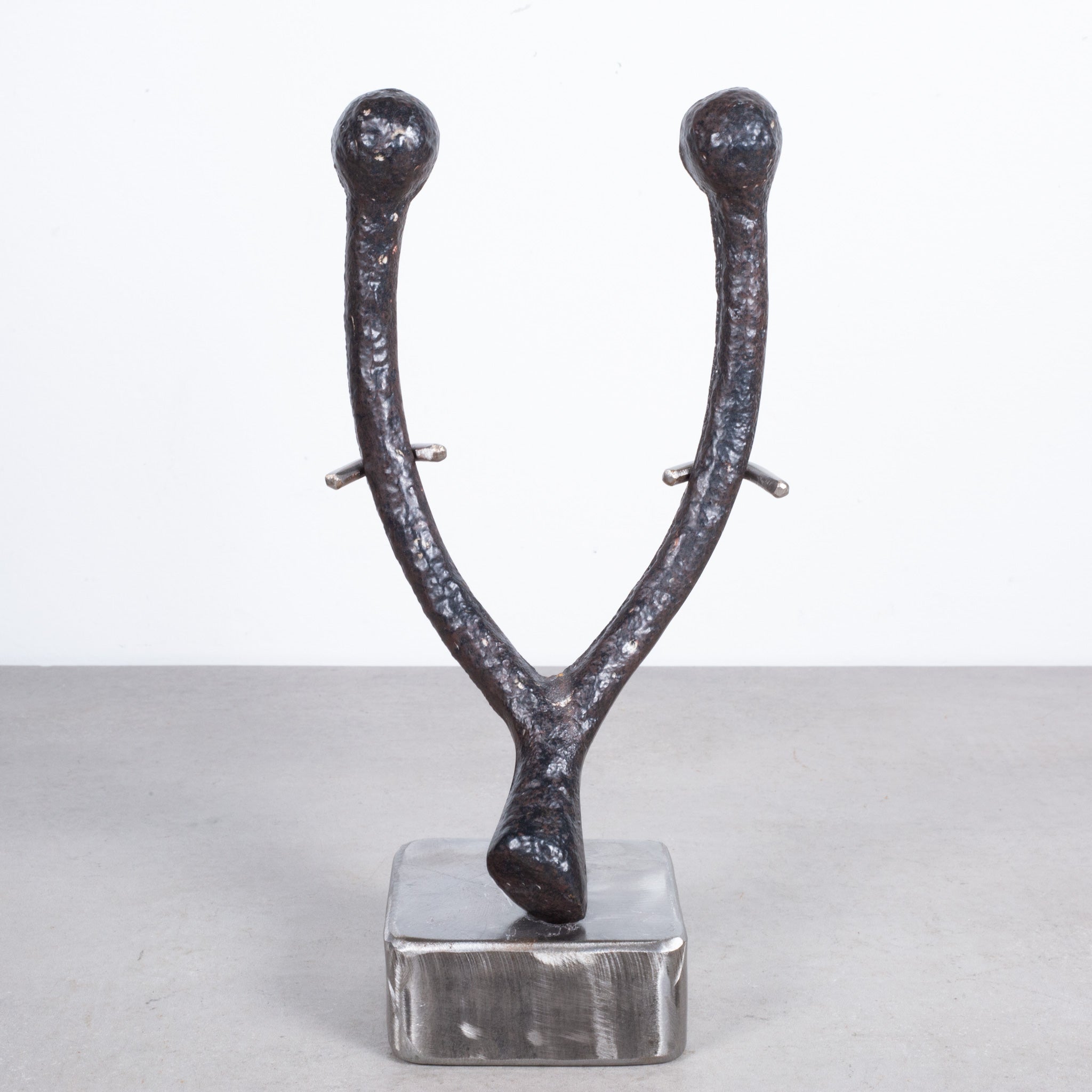 Wrought Iron Wishbone on Custom Stand | S16 Home